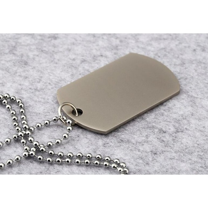 Collier militaire pendentif drapeau américain