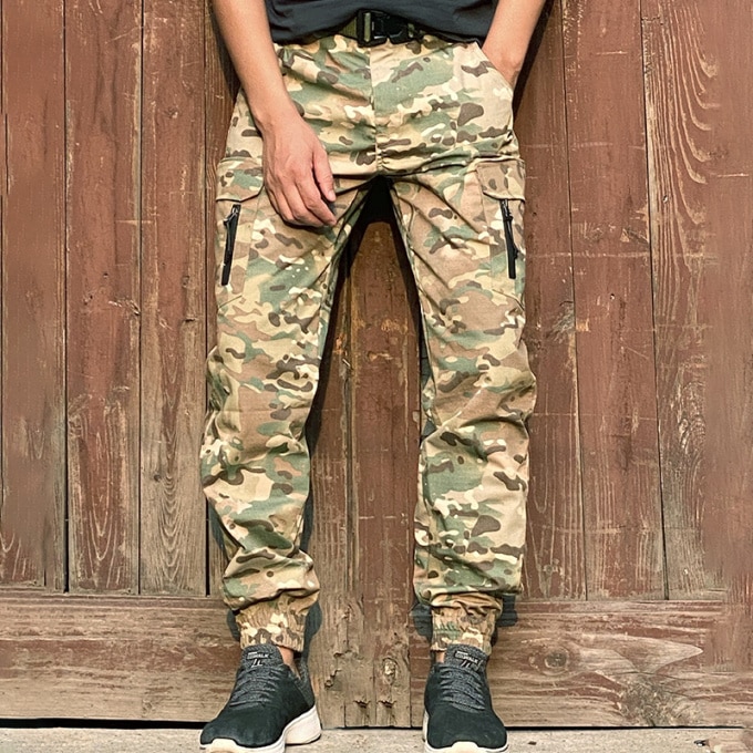 Treillis militaire homme multi camouflage • The Militaire